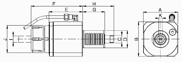 Axial Live Tool Holder | VDI60 DIN 1809 Hold Well