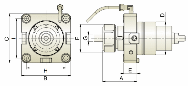 Axial BMT65 Live Tool Holder | Doosan - Hold Well